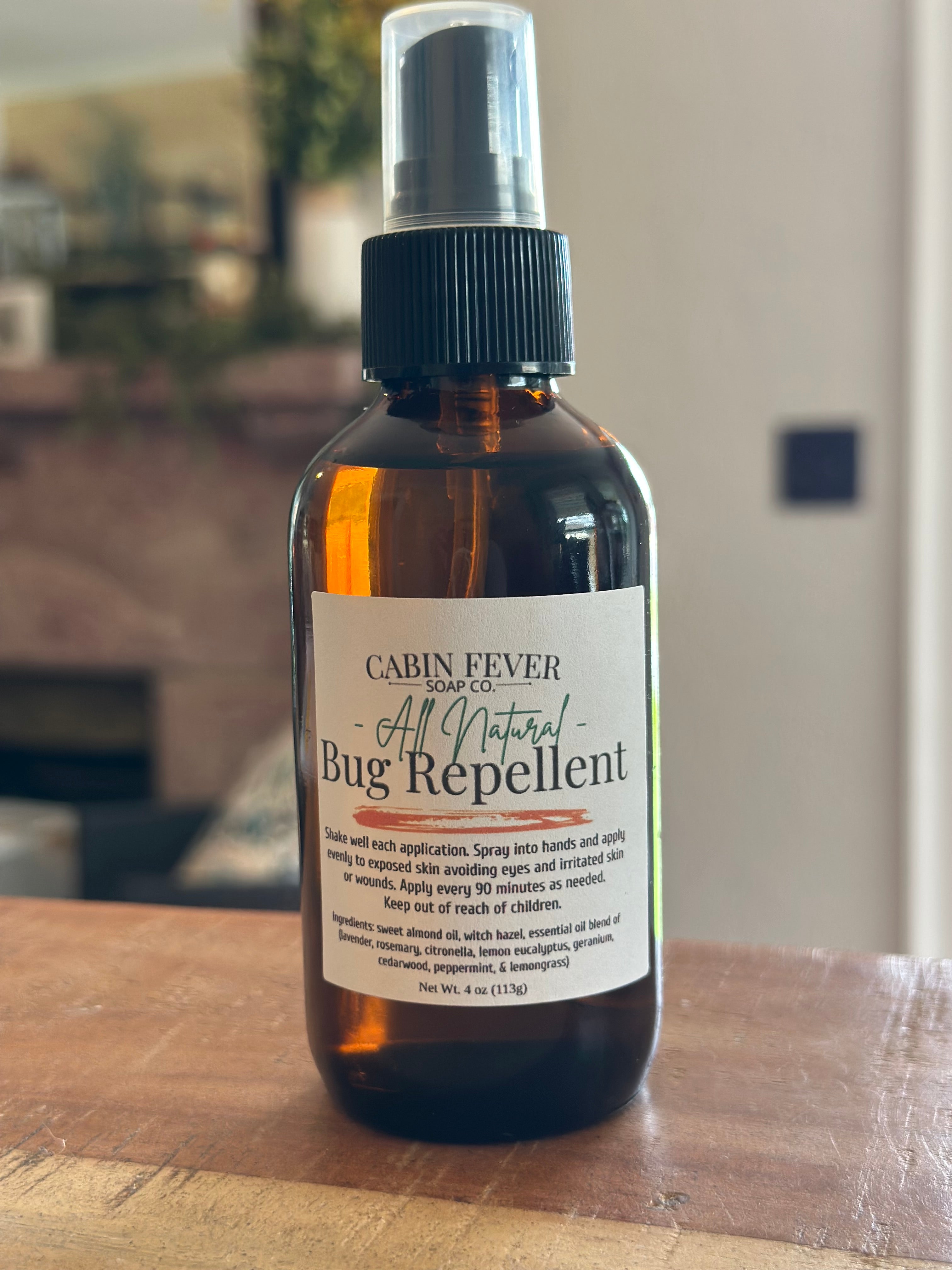 Bug Repellent - All Natual with Essential Oils - Deet Free – Cabin ...