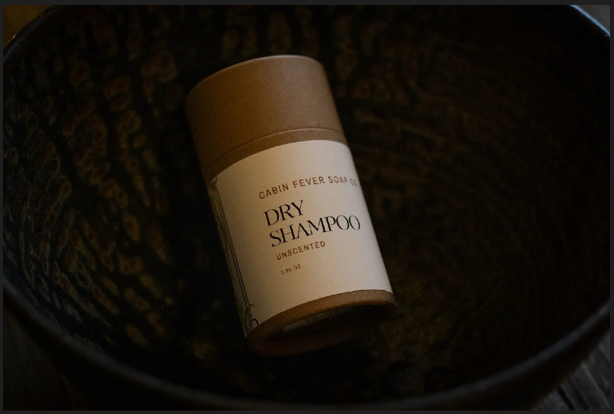 Dry Shampoo - All Natural, Talc free – Cabin Fever Soap Co.